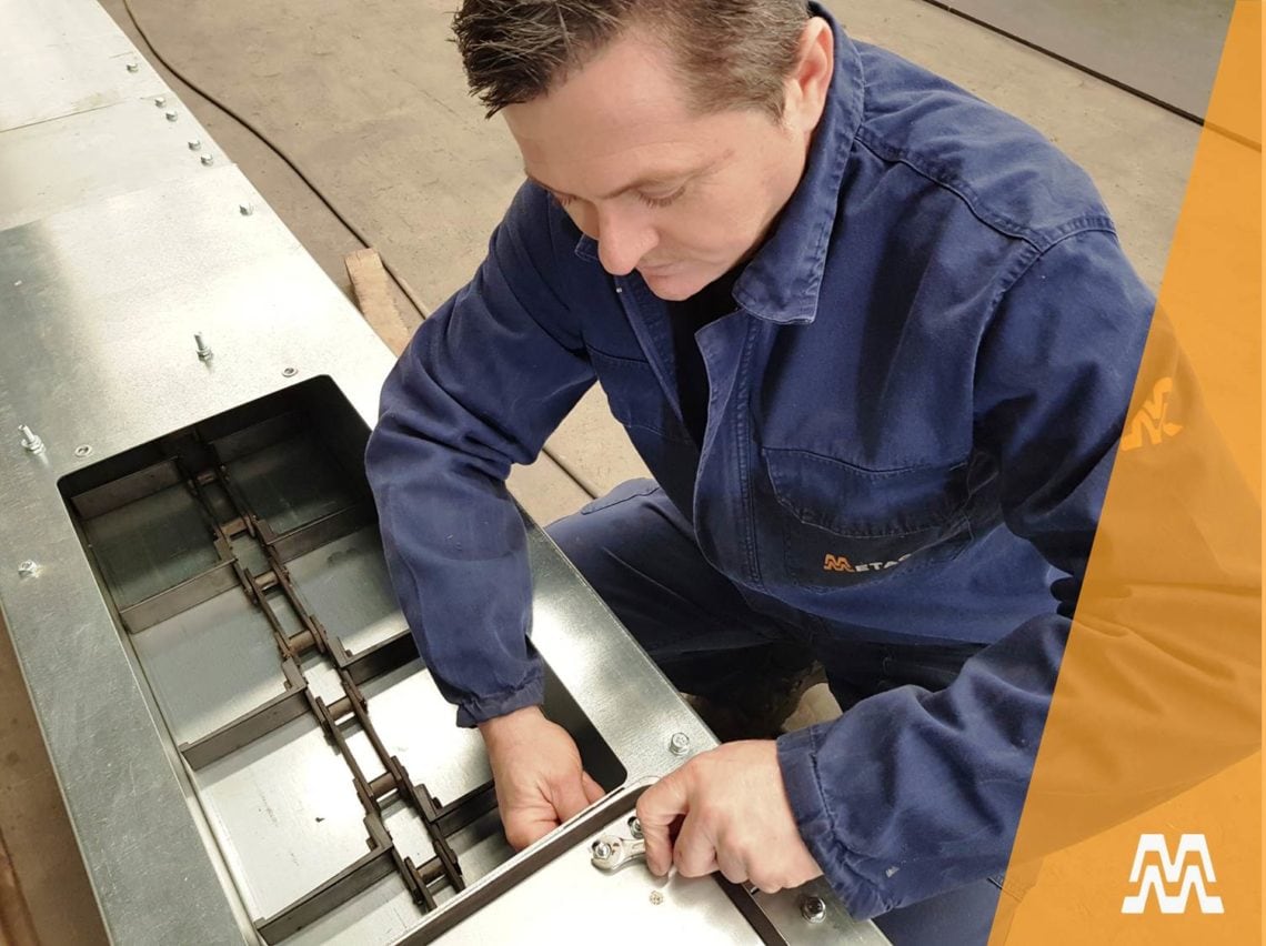 Fabricamos transportadores tipo redler - Metaga