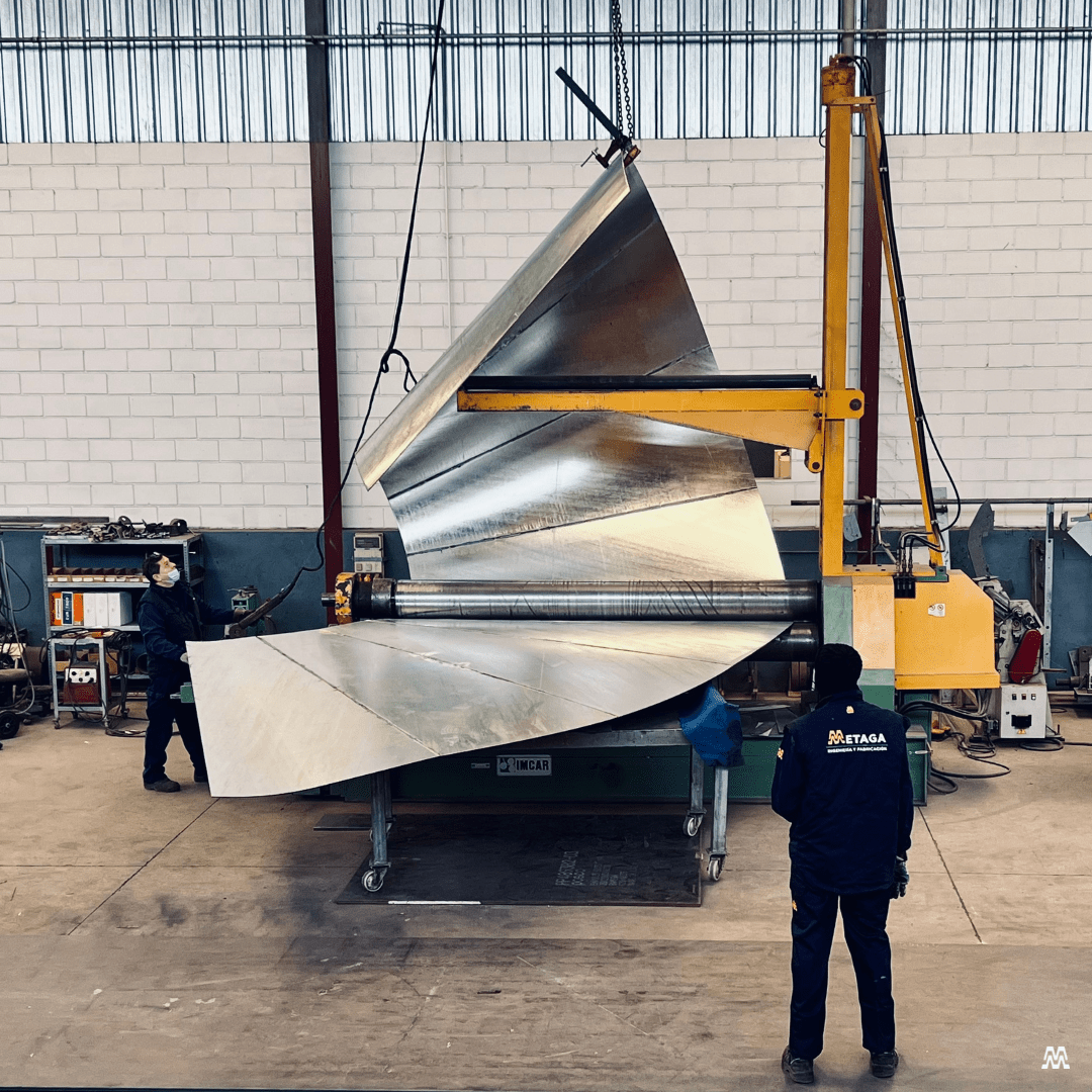 Cono inferior silo - Metaga